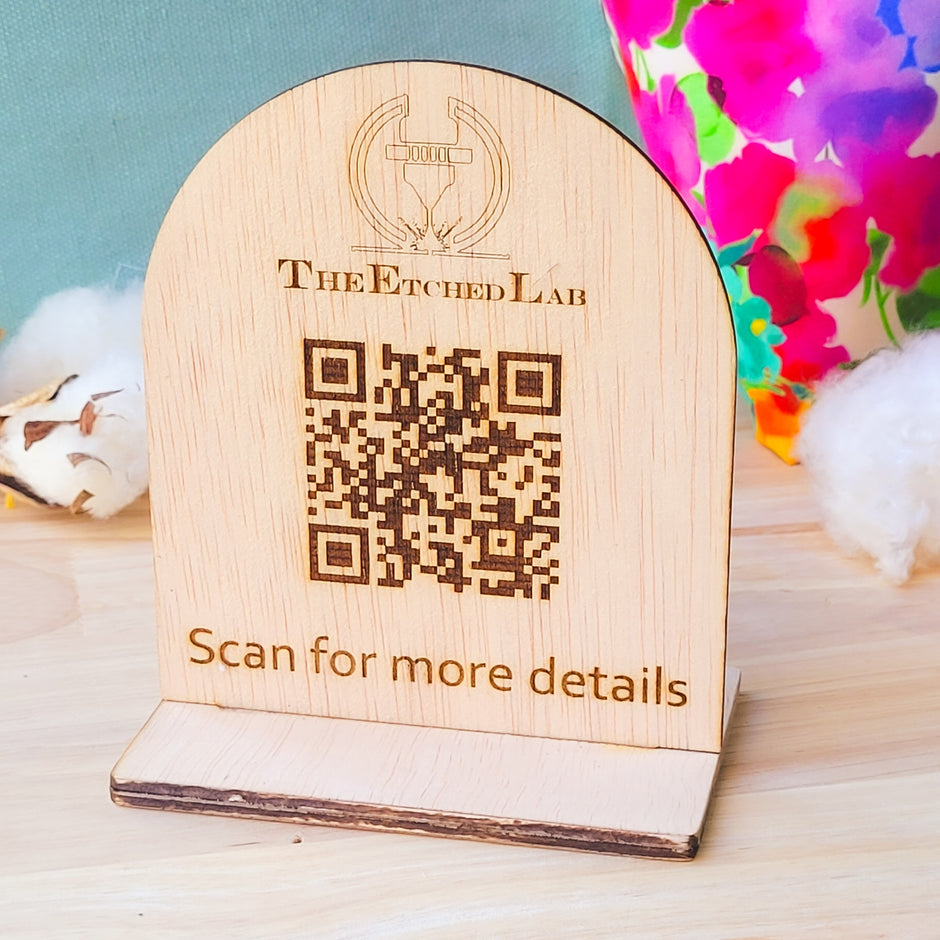 QR Code Stands – The Etched Lab