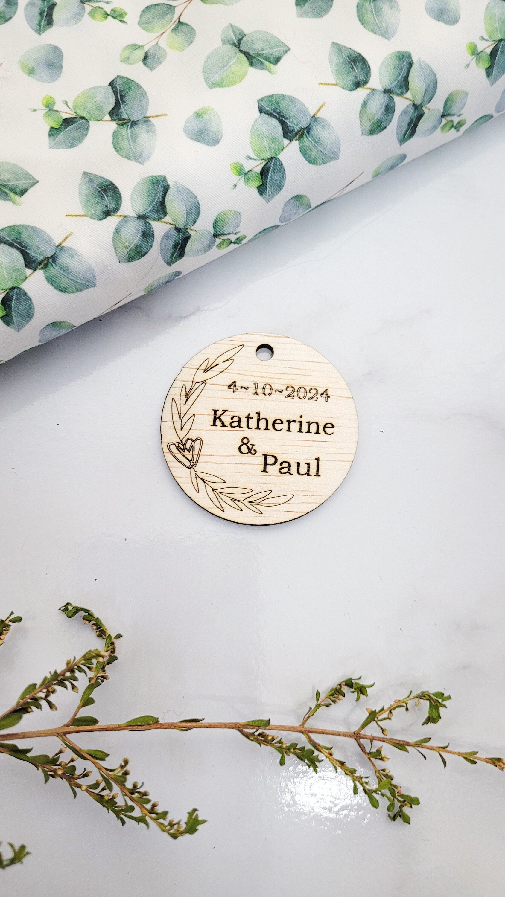 Save The Date Tokens – The Etched Lab